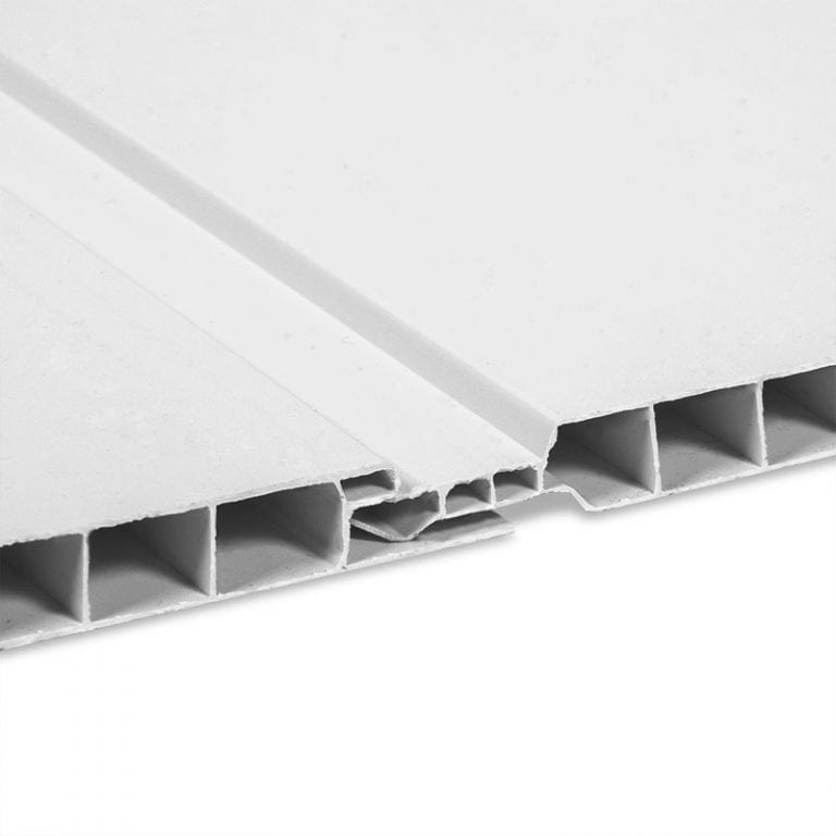 Luxury C-Line White Gloss Ceiling Panels – Modern PVC Cladding System ...